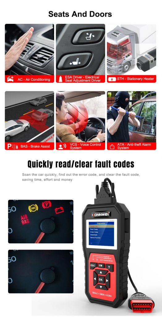 Full system scanner for Mercedes Benz cars - CARTUNES